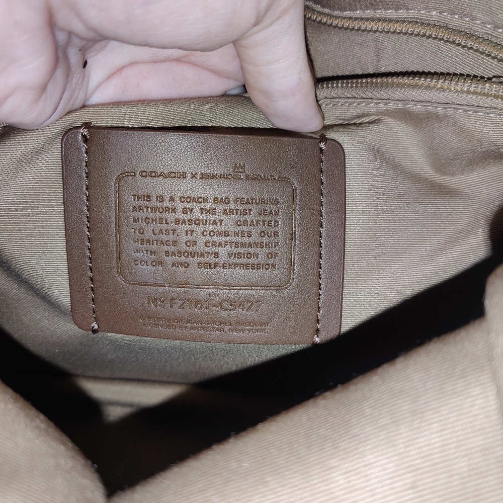 Coach X Jean-Michel Basquiat Track Backpack In Ivory - Gem